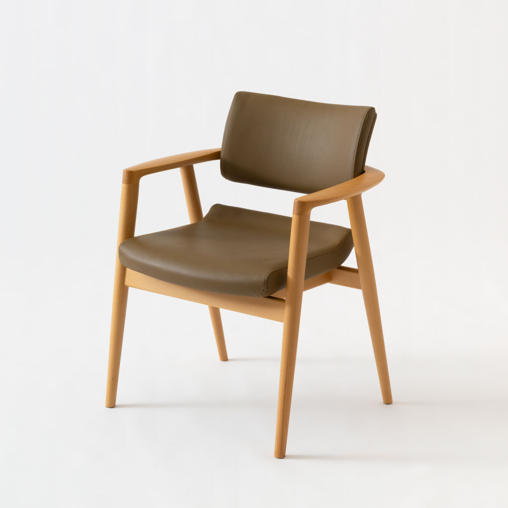 HIDA Sangyo - SEOTO-EX Arm Chair (upholstered seat) - source store Bangkok